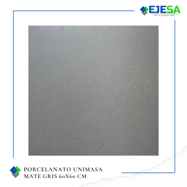 Unimasa gris 60×60 cm – Porcelanato vitrificado – Ejesa