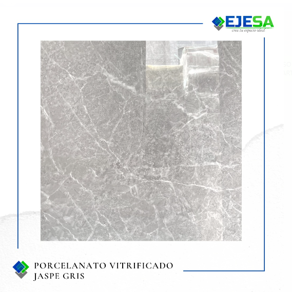 Jaspe gris 60×60 cm – porcelanato vitrificado – Ejesa